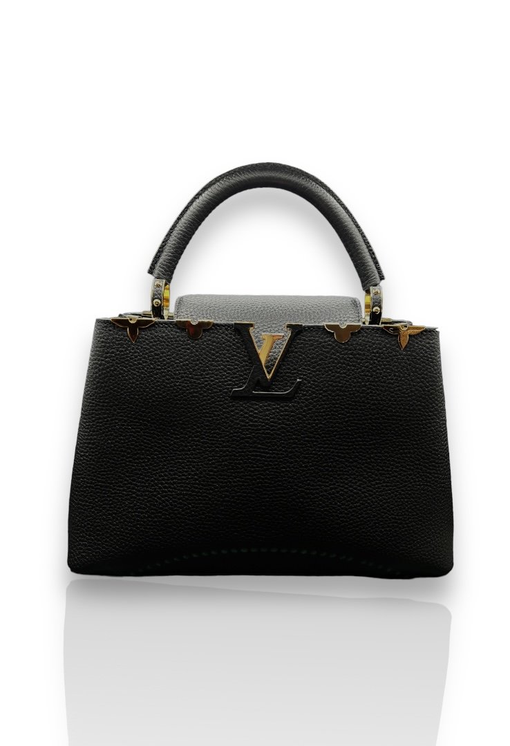 CAPUCINE PM CON CORONA DE FLORES DORADAS PIEL TAURILLON – LOUIS VUITTON ...