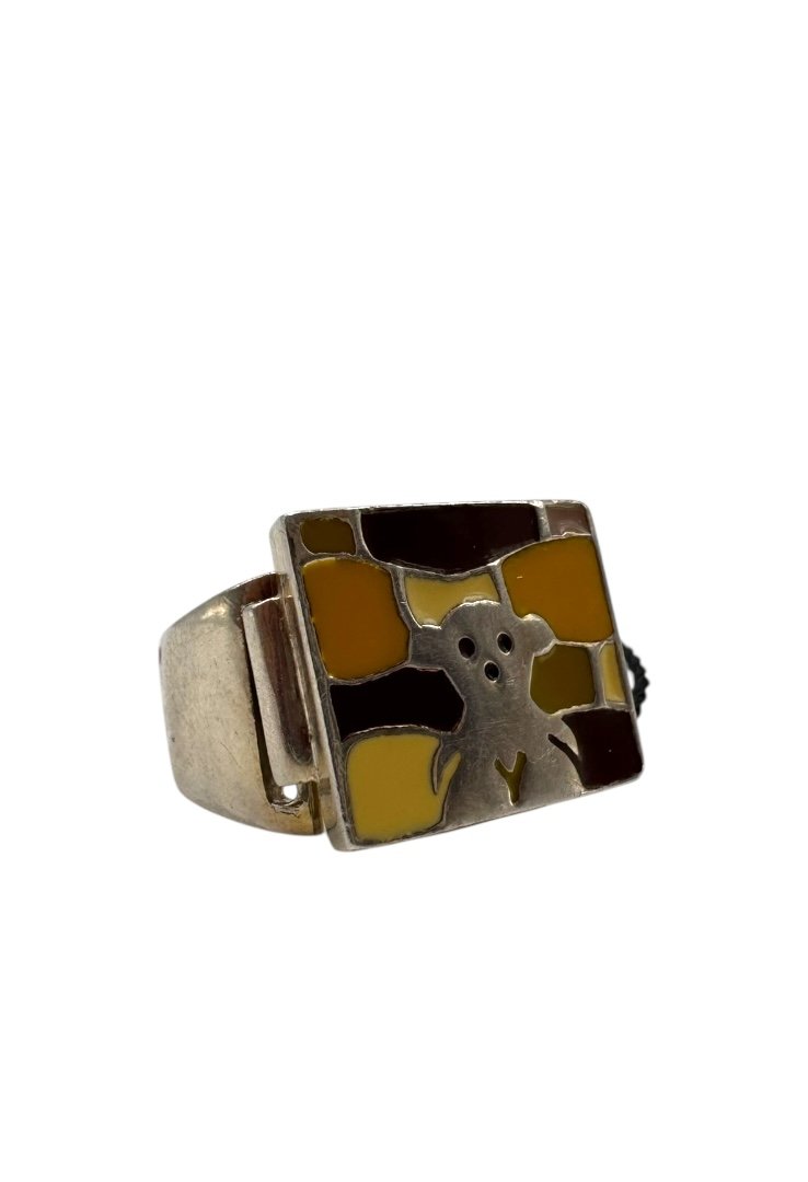 TOUS – MOSAIC POWER SHAPED SILVER RING – Glam-my México